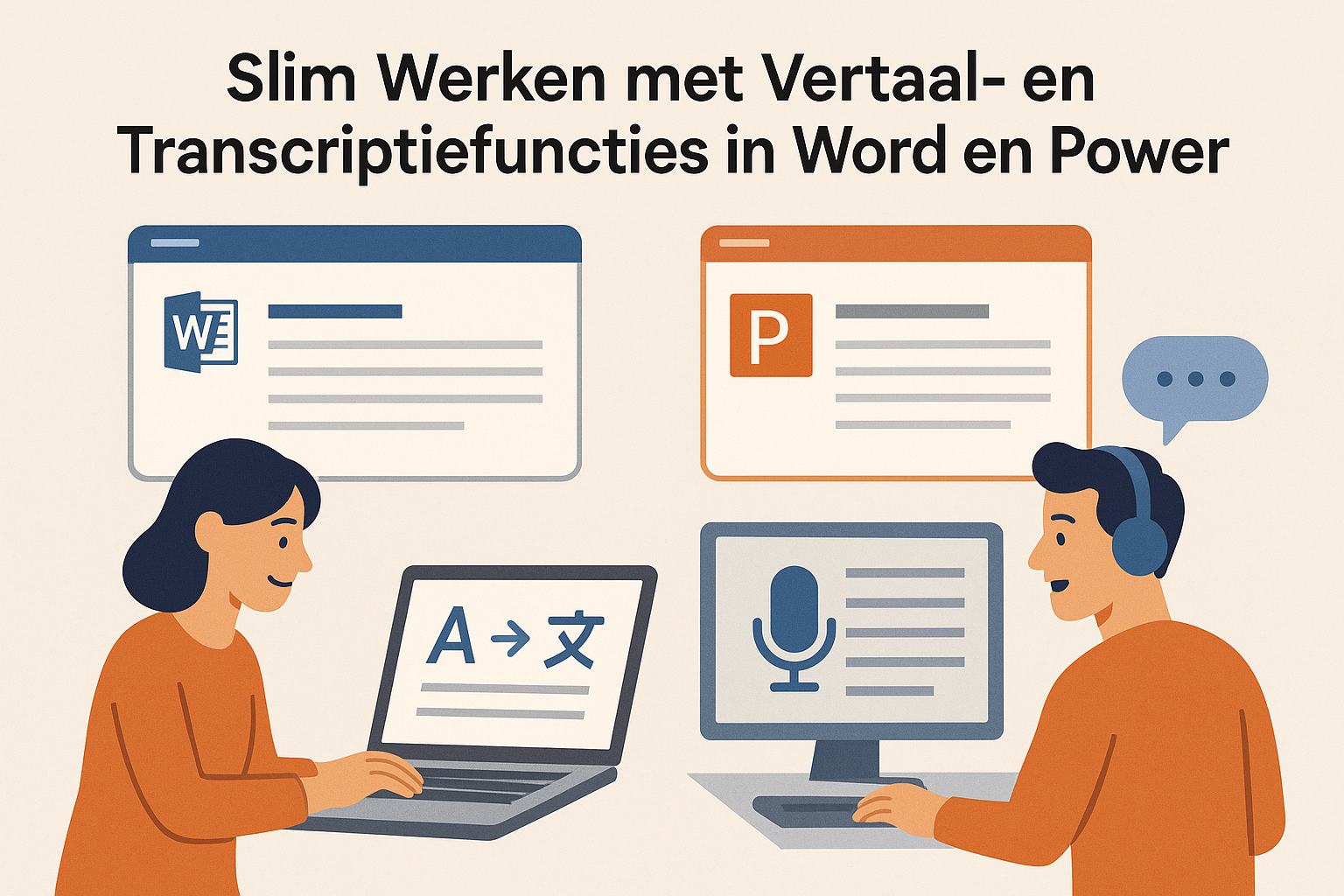 Slim Werken met Vertaal- en Transcriptiefuncties in Word en PowerPoint