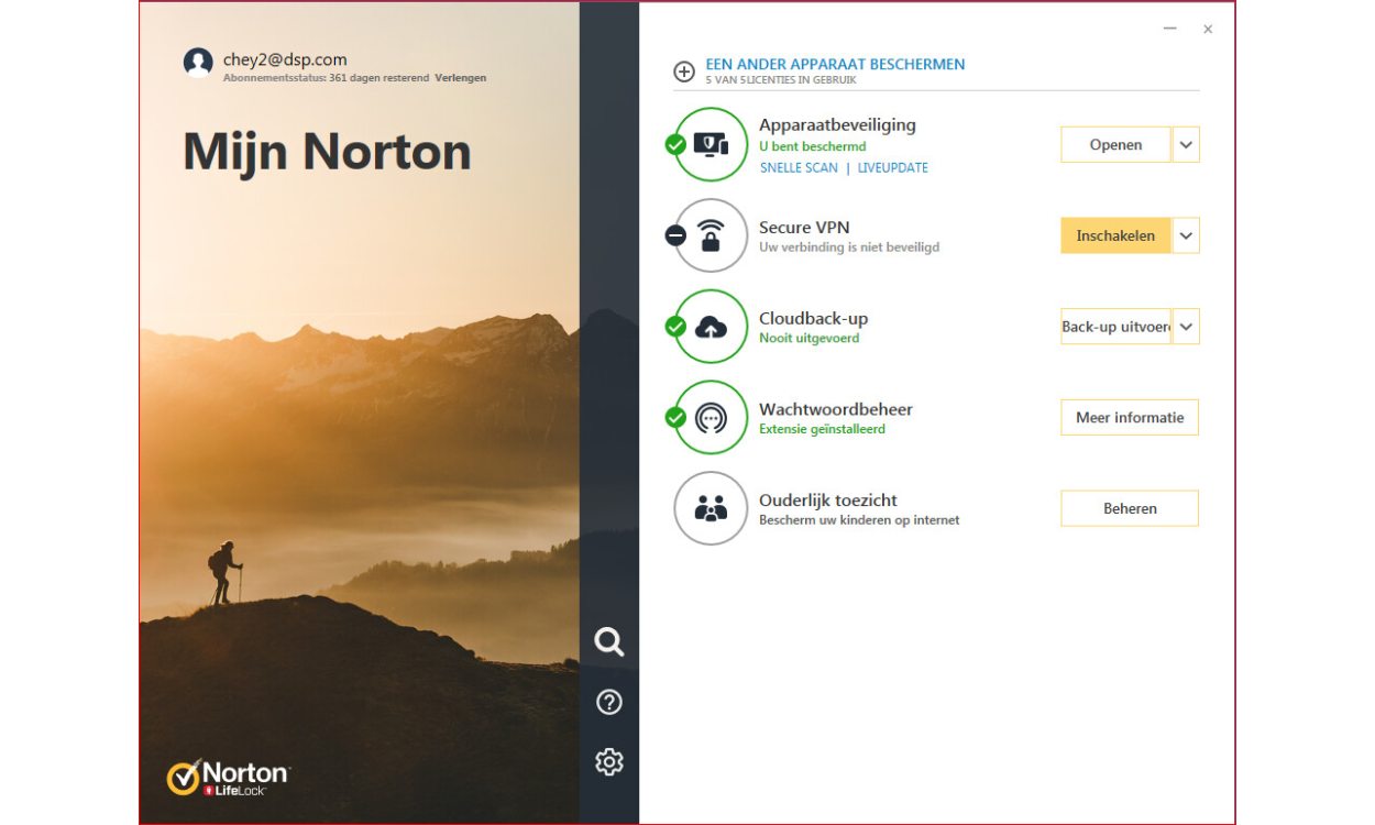 Norton 360 Deluxe | 5 Apparaten | 1 Jaar | 2025 | 50 GB Cloud Opslag ...